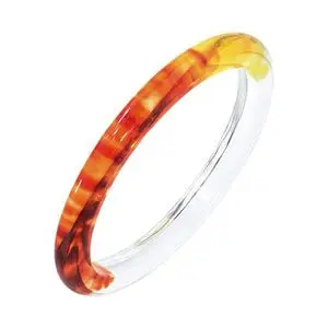 GOLD & HONEY Tie Dye Bangle - Red/yellow