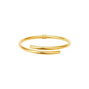 VISCONTI Alessia Petite Nodo Dorato Cuff Bangle - Gold