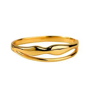 ZYNNIA COLLECTIVE Flow Cuff - Gold