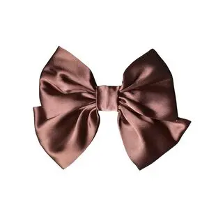 SYLKI Hair Bow - Brown