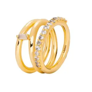LAVANI JEWELS Idol Ring - White/gold