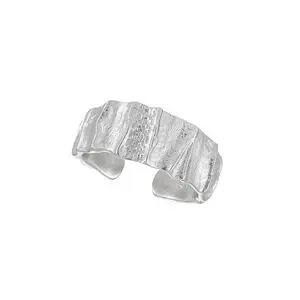 JANUS EDINBURGH Janus Edinburgh Galloway Sterling Silver Textured Ring