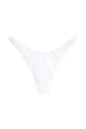 GOD SAVE QUEENS Allure Bikini Bottom - White