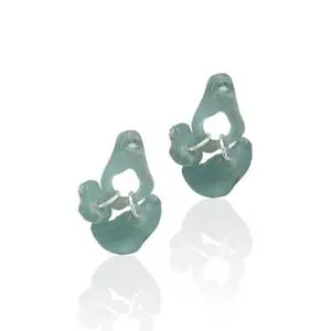 BIO-TRIMMINGS Arber Stud Earrings Green