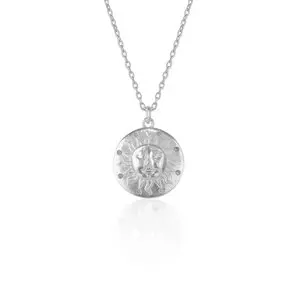 SPERO LONDON Sun Silhouette Sterling Necklace - Silver