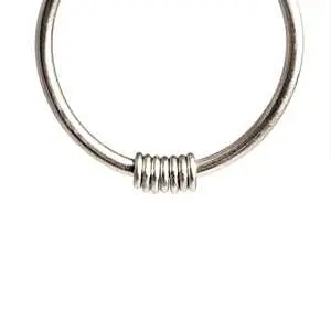 VICSTONENYC FINE JEWELRY 14k Gold Anxiety Relief Ring - White