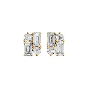 AYA FINE JEWELRY 1.44 Ctw Diamond Stud Earrings In 14k Gold - Yellow