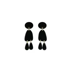 GISSA BICALHO Organic A Acrylic Earrings