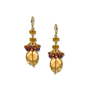 JAREDJAMIN Copacabana Dangle Earrings - Gold