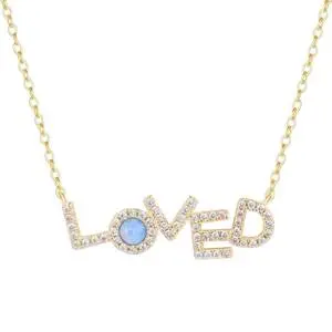 KAMARIA Loved Opal Pendant Necklace