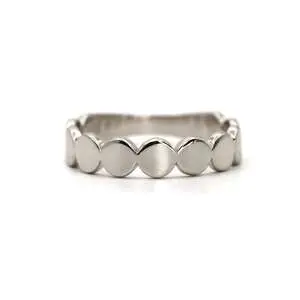 VICSTONENYC FINE JEWELRY 14k Gold Band Ring - White