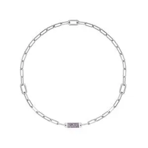Arte Madrid Toggle Reversible Link Necklace & Bracelet - Purple
