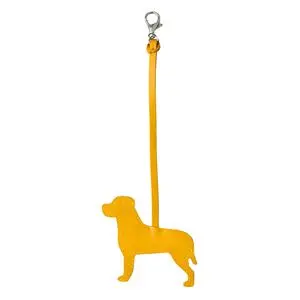 F3ROG BY RANA Rottweiler Dog Keychain - Yellow