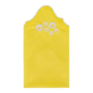 KM HOME COLLECTION Margherita Cotton Napkins Set - Yellow