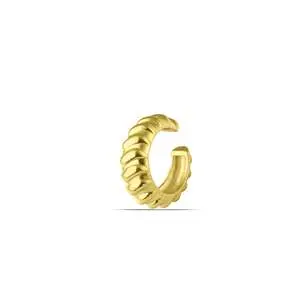 SPERO LONDON Croissant Ear Cuff Sterling Silver - Gold