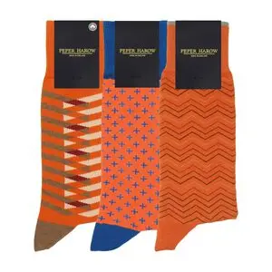 PEPER HAROW - MADE IN ENGLAND Peper Harow Made In England Socks Bundle - Orange