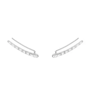 SALLY SKOUFIS Honeycomb Sterling Ear Climber - Silver