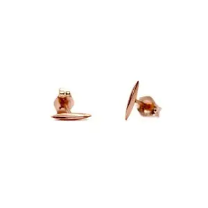 VICSTONENYC FINE JEWELRY 14k Rose Gold Bar Stud Earrings - Yellow