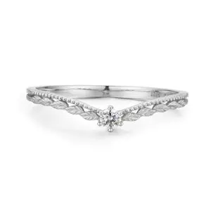 AZURA JEWELRY NEW YORK Avalon Stacking Band - Silver