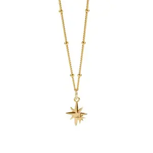 MURU Mother & Child Bead Chain Necklace - Gold