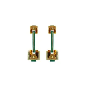 GISSA BICALHO Long Trapeze Earrings - Green