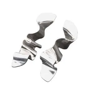 OOLO LONDON Sculptural Drop Earrings - Silver