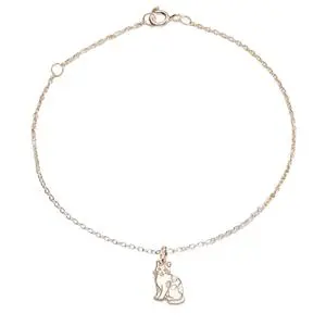 POSH TOTTY DESIGNS Sterling Cat Dinky Charm Bracelet - Silver