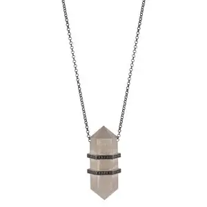 DIME TRIBE Pendant Necklace With Diamond