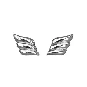 MICKEY'S GIRL Sleek Seraph Earrings - Silver