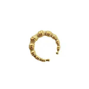 GOLD & HONEY Bamboo Cuff Ring - Gold