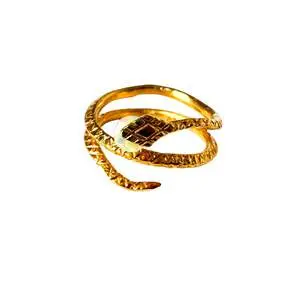 AKI ROC JEWELRY Snake Ring - Gold