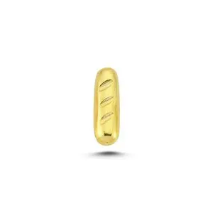 ECCE ARTISAN DIAMONDS 925k Sterling Silver Baguette Mini Pin - Gold