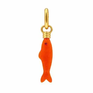 MICHAEL NASH JEWELRY Fish Charm - Orange