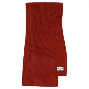 ARCTIC FOX & CO. Brown / Red Recycled Bottle Scarf Deep Terracotta - Brown/red