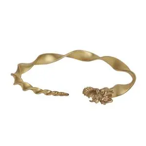 ZEWORKS Dragon Burma Brass Bracelet - Gold