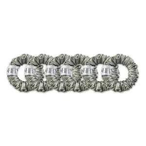 6FIFTYTWO® Neutrals Pure Mulberry Mini Silk Scrunchies - Green