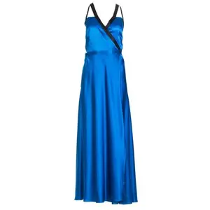 ROSES ARE RED Dory Silk Dress - Blue