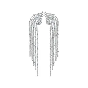 STEPHANIE BROWNE AUSTRALIA Madame Zelda Dangle Earrings - Silver