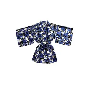 EMMA WALLACE Papaver Dressing Gown - Blue