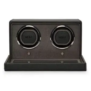 Wolf Cub Double Watch Winder - Black