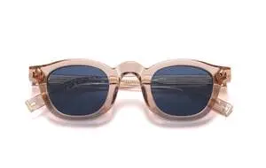 WALTON & MORTIMER Acetate Full Rim Sunglasses - Rose Gold