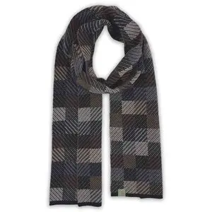 OTTO & SPIKE Neutrals / Black / Brown Scarves Patch Black, Wheat Brown