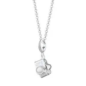 LILY CHARMED Sterling Vintage Camera Charm Pendant Necklace - Silver