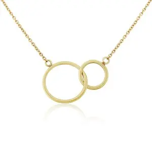 AUREE JEWELLERY Kelso 9ct Yellow Interlocking Necklace - Gold