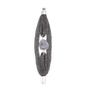 Saachi Multi Chain Stone Bracelet - Grey