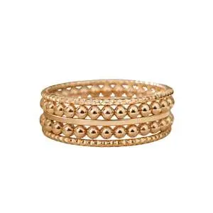 KATE KOEL Stackable Ring Set - Gold