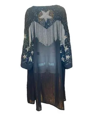 ANY OLD IRON Beaded Western Star Duster