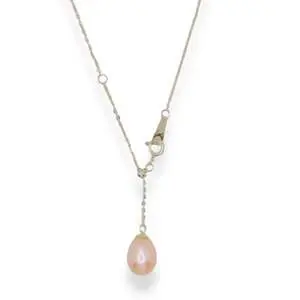 NINEMOO Pink Pearl Sterling Necklace