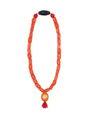 SITA NEVADO Coral Bead Necklace - Orange