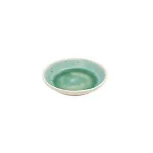 ANATOLIACRAFT Hic Ceramics River Xxs Round Plate - Green